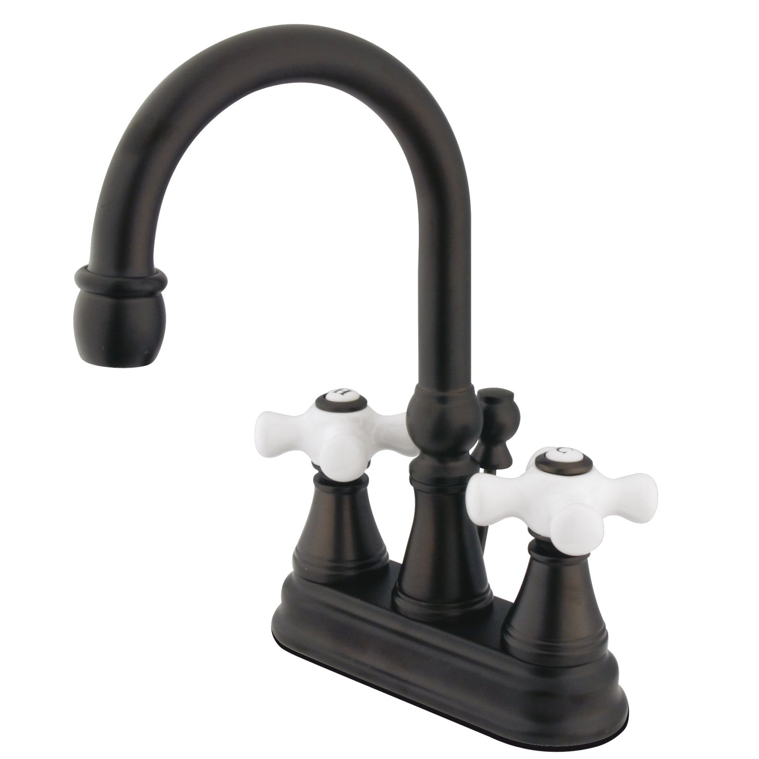Elements of Design ES2615PX 4-Inch Centerset Bathroom Faucet, Oil Rubb ...