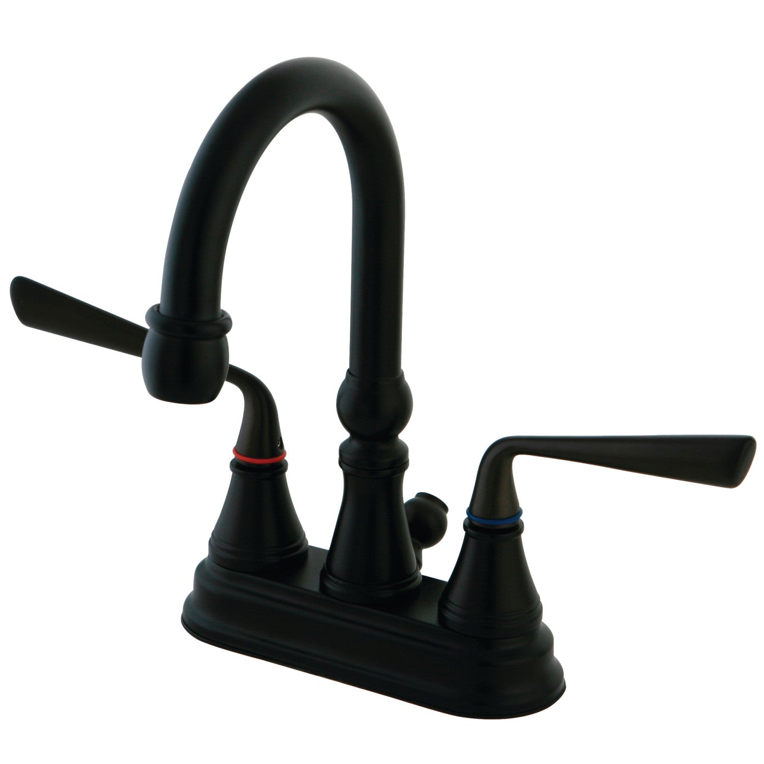 Elements of Design ES2615ZL 4-Inch Centerset Bathroom Faucet, Oil Rubb ...