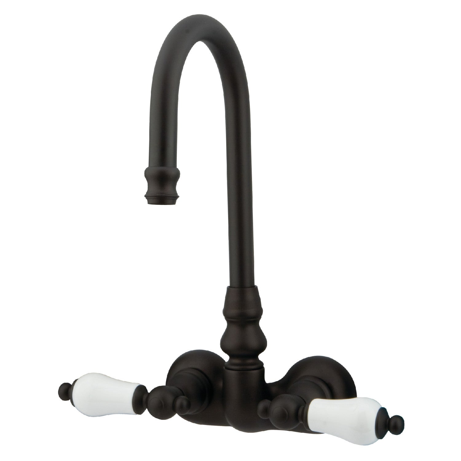 Elements of Design DT0715PL 3-3/8-Inch Wall Mount Tub Faucet, Oil Rubb ...