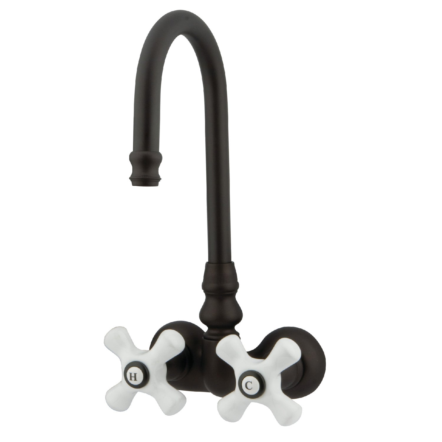 Elements of Design DT0715PX 3-3/8-Inch Wall Mount Tub Faucet, Oil Rubb ...